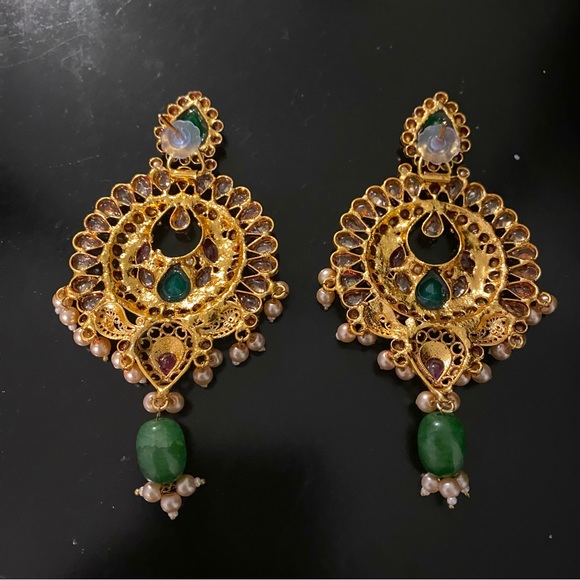 Salwar Kameez | Jewelry | Indian Pakistani Gold Necklace Set | Poshmark